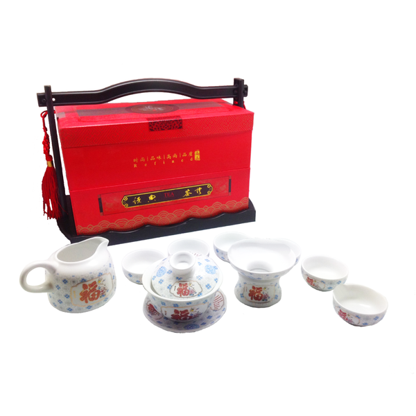 Red Box Set - Tea Cottage